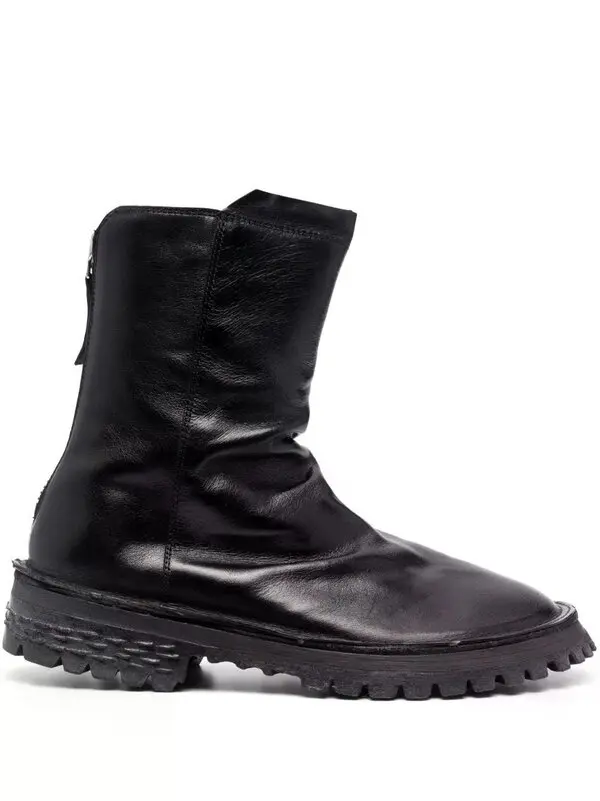 Moma Calf Leather Ankle Boots