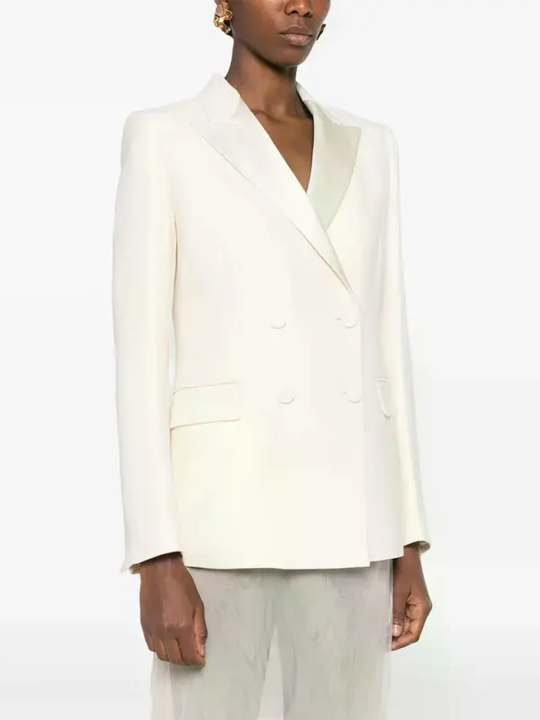 Fabiana Filippi Double-breasted Crepe Blazer