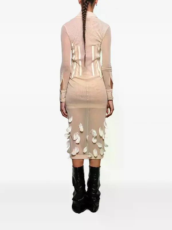 Attico Long Sleeve Dress