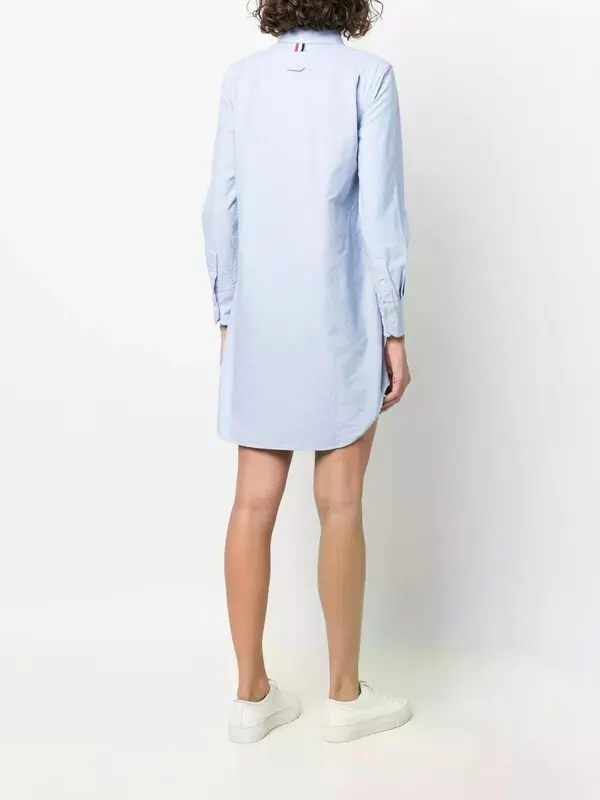 Thom Browne Rwb Trim Shirt Dress