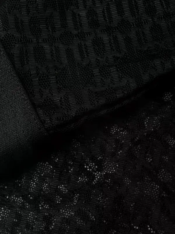 Palm Angels Logo-waistband Lace Briefs