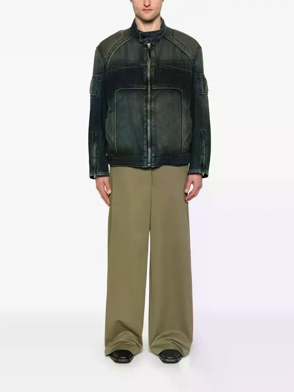 JUUN.J Denim Bomber Jacket