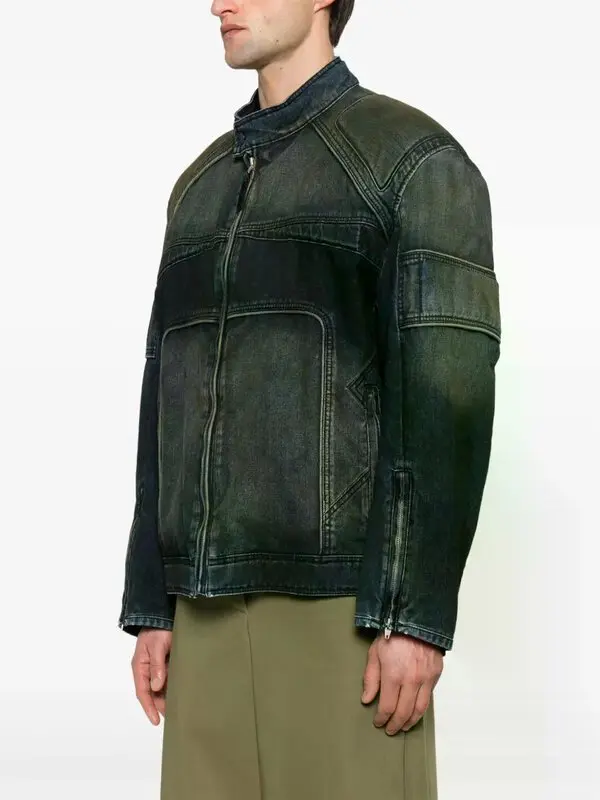 JUUN.J Denim Bomber Jacket