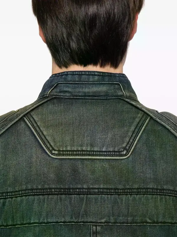 JUUN.J Denim Bomber Jacket