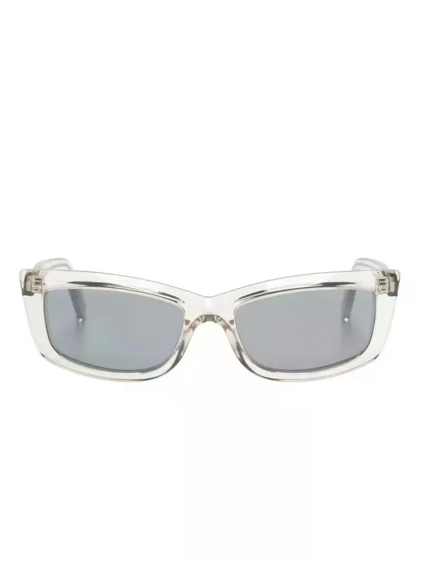 Saint Laurent Rectangle Frame Sunglasses - Grey