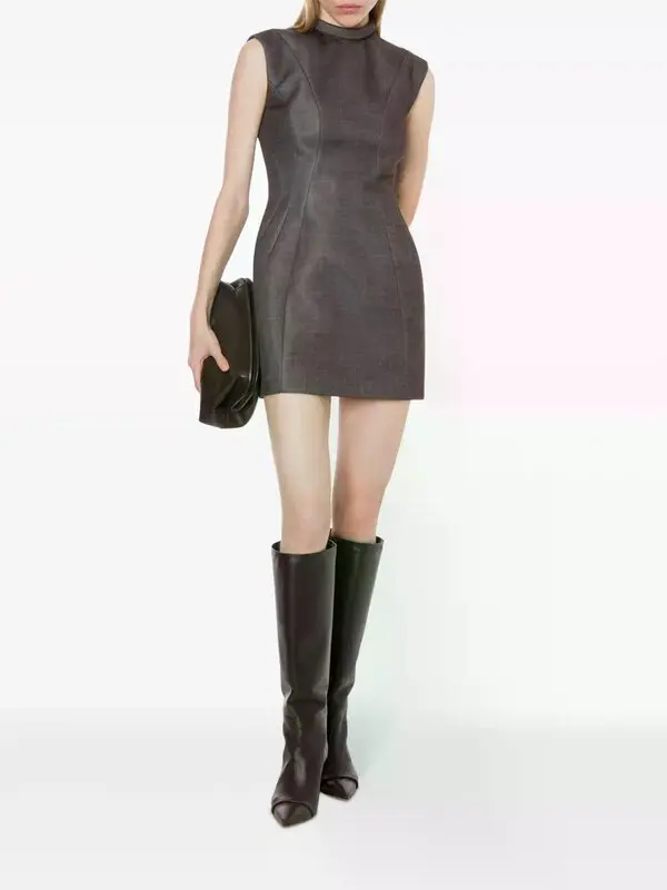 Philosophy Di Lorenzo Serafini Panelled Mini Dress - Grey