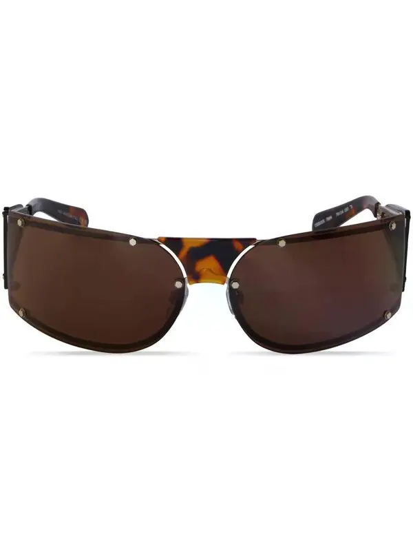 Off-White Kenema Oversized Sunglasses - Brown