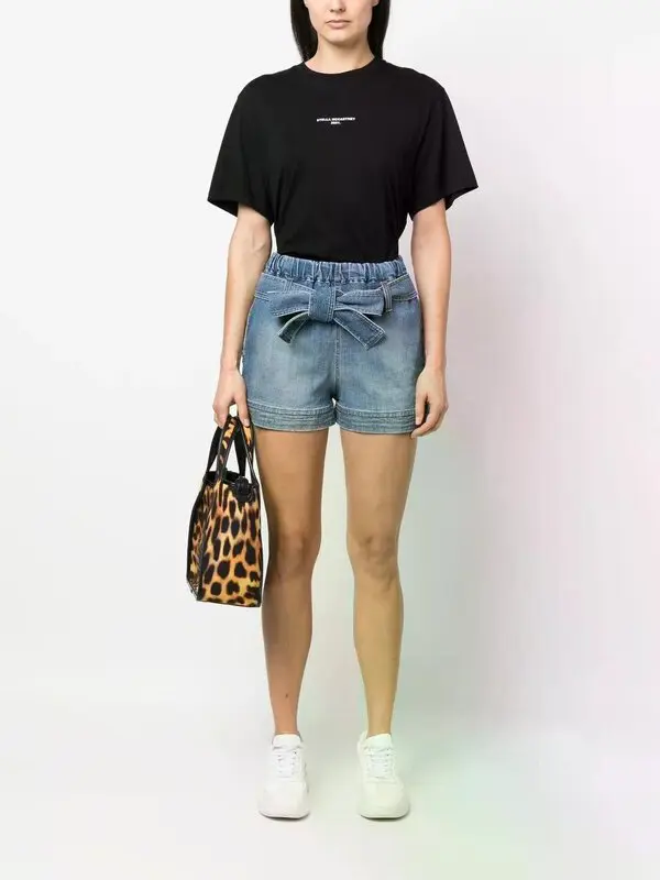 Stella McCartney Tie-waist Denim Shorts