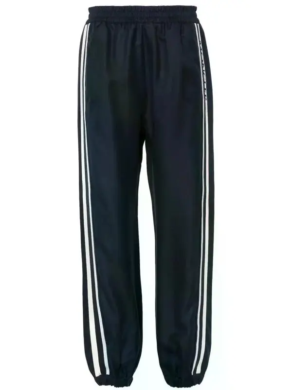 Moncler Logo-embroidered Track Pants - Blue