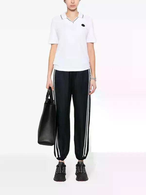 Moncler Logo-embroidered Track Pants - Blue