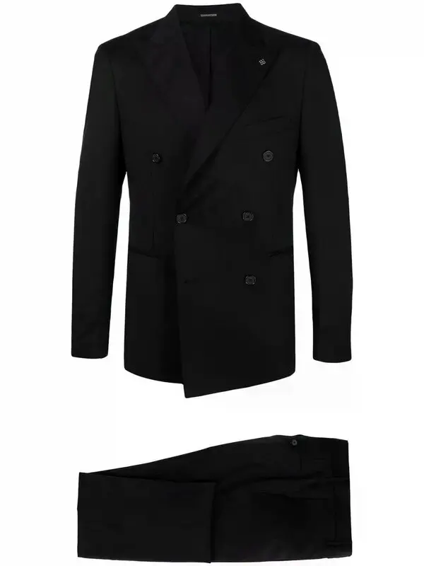 Tagliatore Fitted Double-breasted Suit