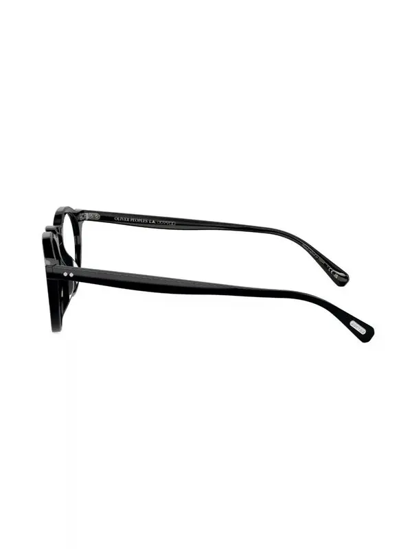 Oliver Spencer Round Frame Eyeglasses - Black