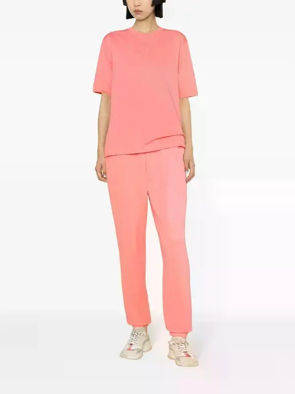 Moncler High-waisted Embossed Logo Track Pants