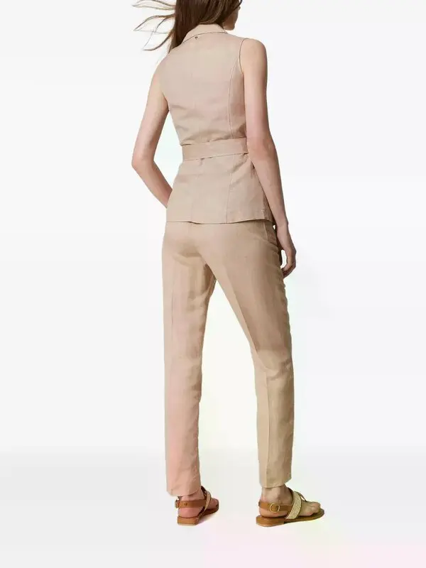 TWINSET Pleat-detail Trousers - Neutrals