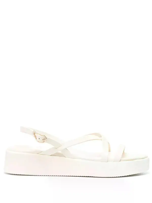 ANCIENT GREEK SANDALS Silia Buckle Sandals - Neutrals