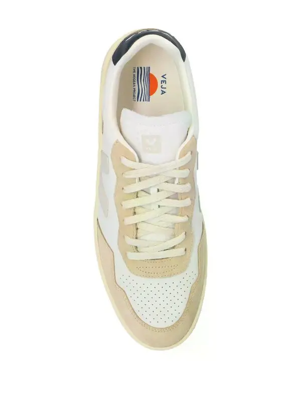 VEJA V-90 Leather Sneakers - White