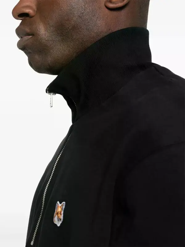 Maison Kitsuné Fox Head Cotton Sweatshirt - Black