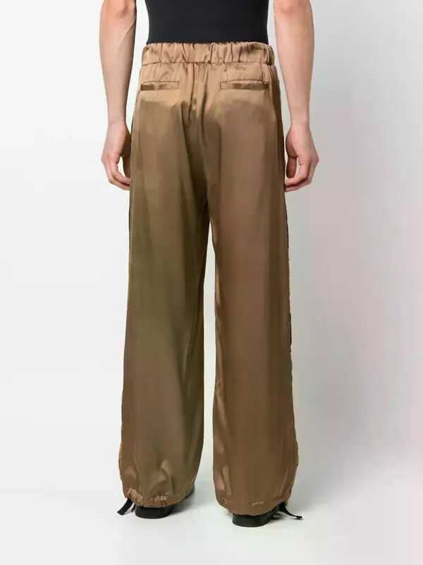 Versace Barocco Print Wide-leg Trousers