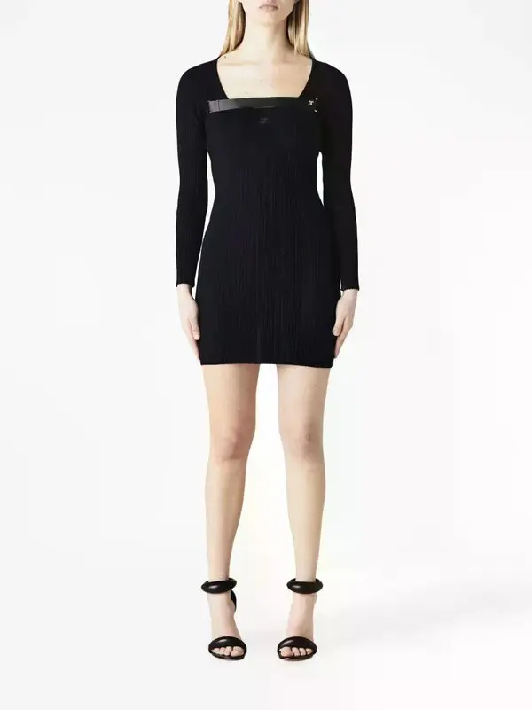 COURREGES Racer Mini Dress - Black