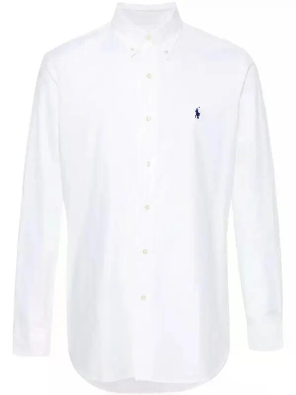 Polo Ralph Lauren Polo Pony-embroidered Poplin Shirt - White