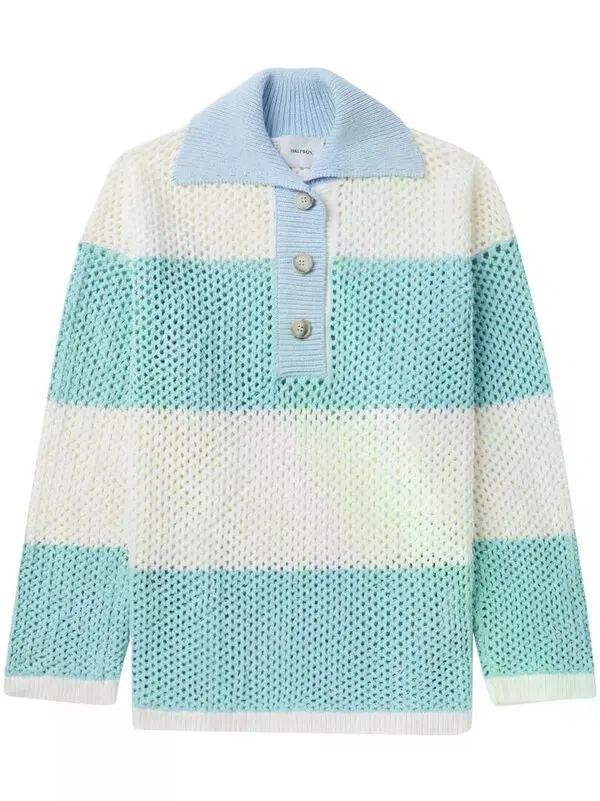 HALFBOY Three-tone Cotton Polo