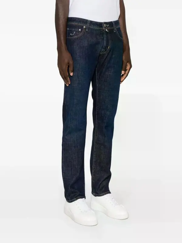 Jacob Cohen Nick Mid-rise Slim-fit Jeans - Blue