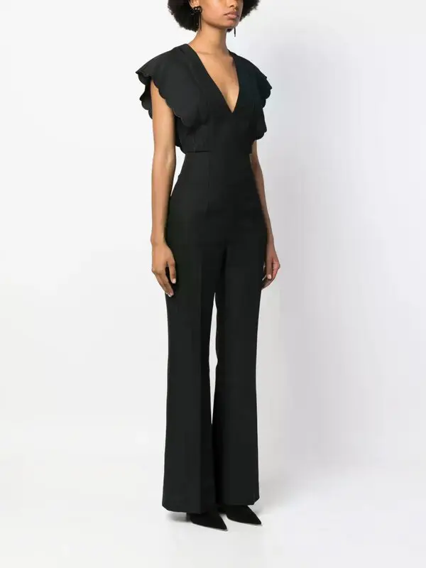 Philosophy Di Lorenzo Serafini Tailored Jumpsuit With Scallop Edge