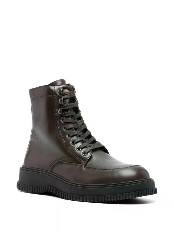 Tommy Hilfiger Calf Leather Lace-up Boots