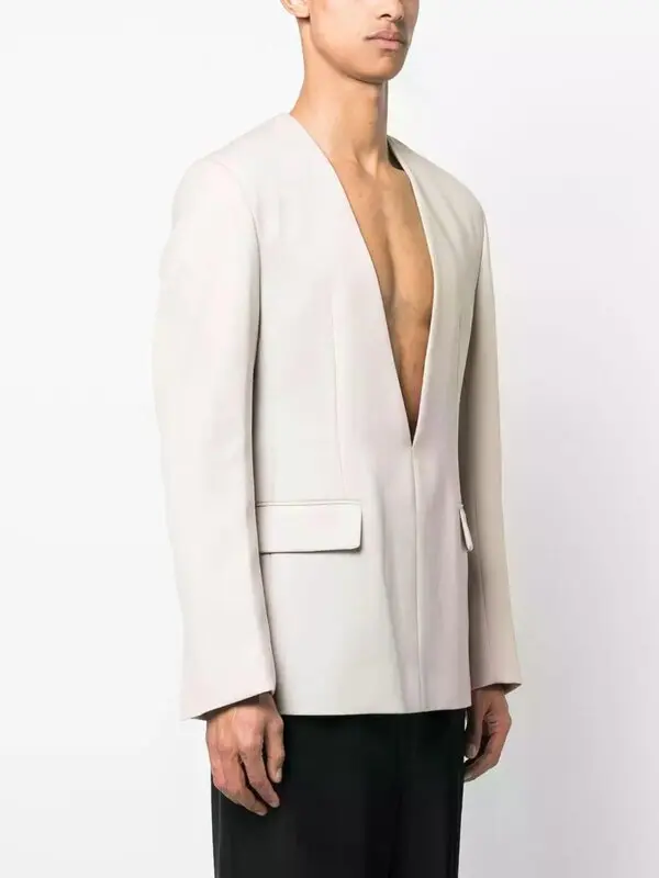 BOTTER Wool Plunging V-neck Blazer