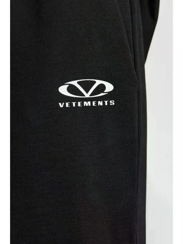 Vetements Logo-print Cotton Pants