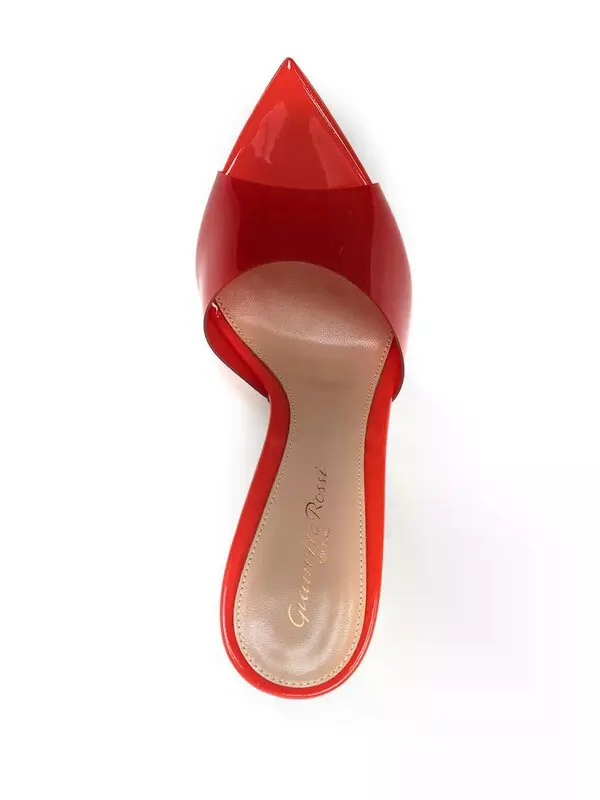 GIANVITO ROSSI Elle Transparent Strap Sandals