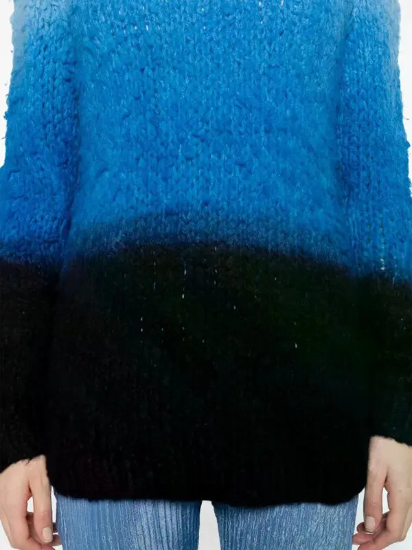 Gabriela Hearst Pallas Ombré Effect Crew Neck Sweater