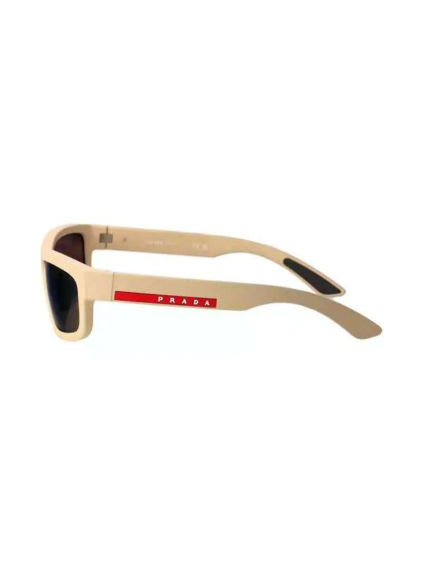 Prada Rectangle Frame Sunglasses - Neutrals