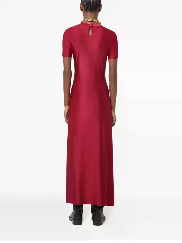 Rabanne Gathered Jersey Maxi Dress