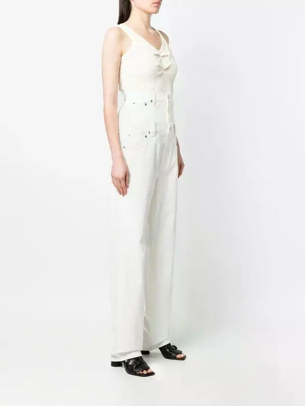 AC9 Double-waist Straight-leg Jeans