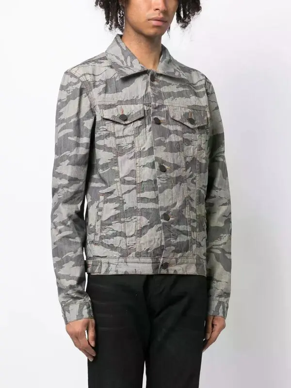 PRIVATE STOCK LABS The Delaroche Military Jacket In Camouflage Print