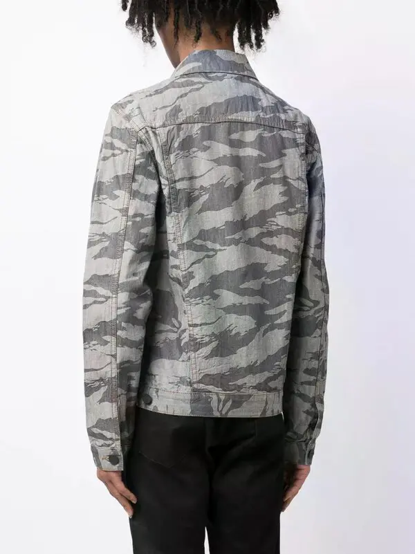 PRIVATE STOCK LABS The Delaroche Military Jacket In Camouflage Print