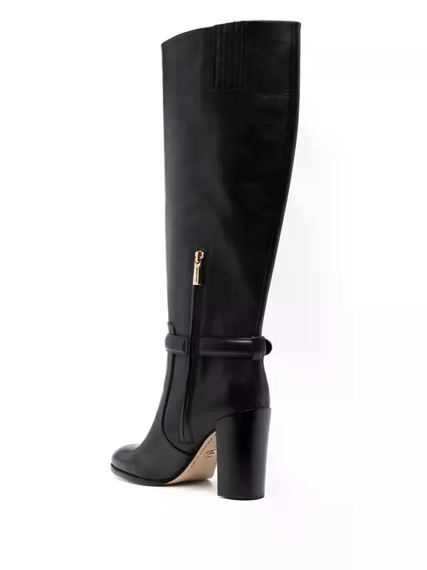 Michael Kors Hamilton 100mm Leather Boots