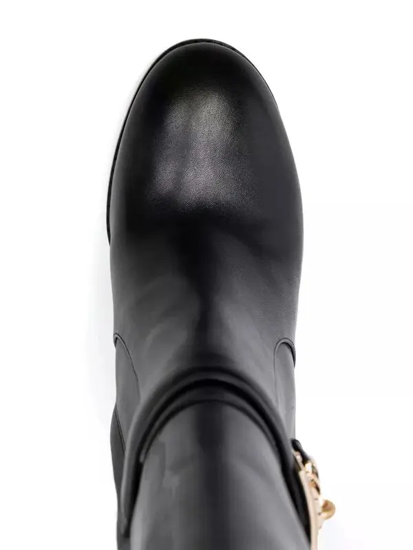 Michael Kors Hamilton 100mm Leather Boots