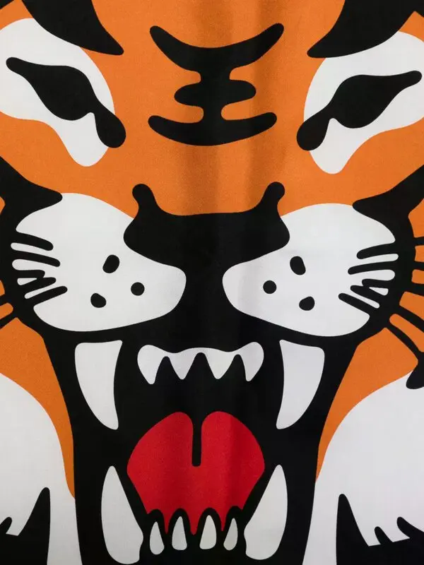Kenzo Lucky Tiger Scarf - Black