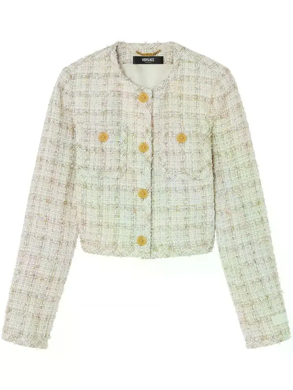 Versace Tweed Jacket - Neutrals