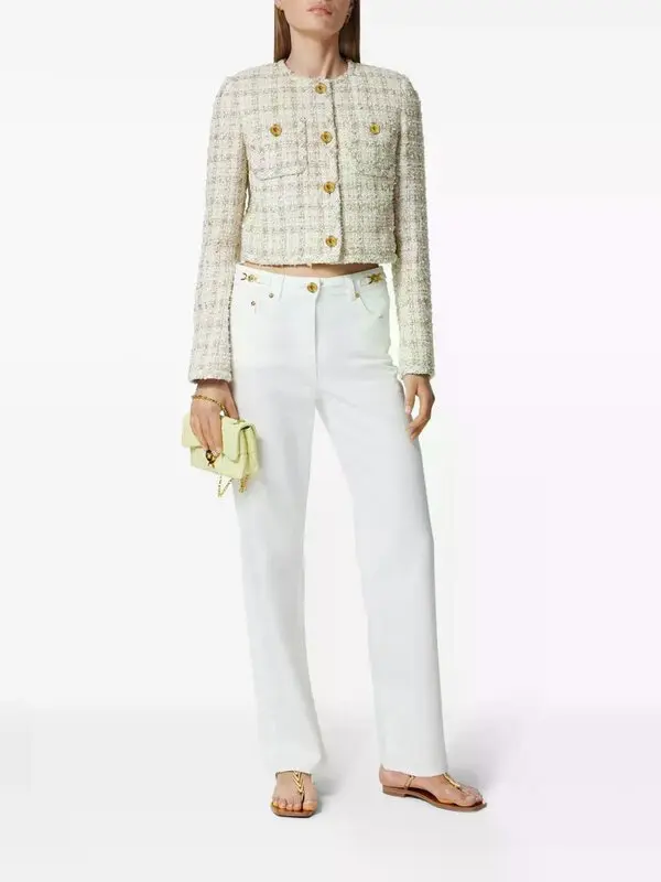 Versace Tweed Jacket - Neutrals
