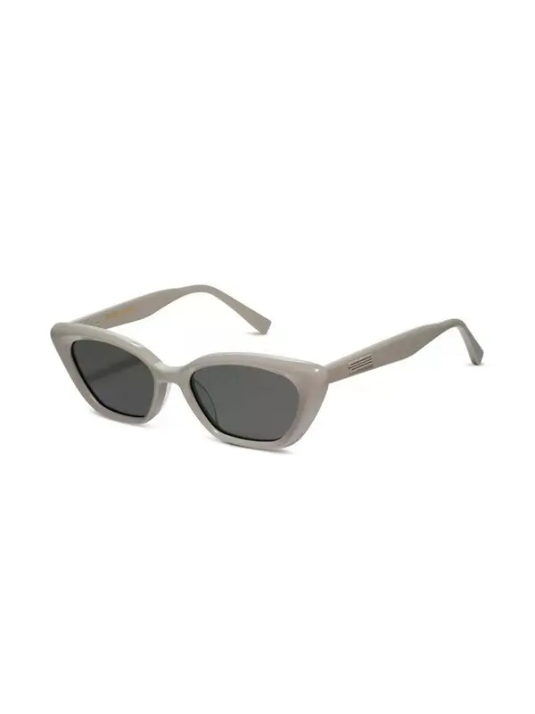 GENTLE MONSTER Terra Cotta Tinted Cat Eye Sunglasses - Grey