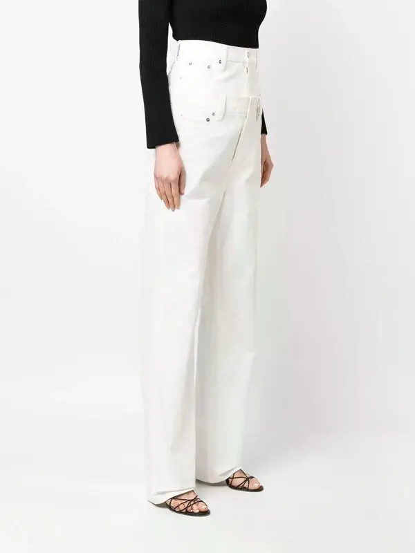 AC9 Panelled High-waisted Straight Leg Trousers