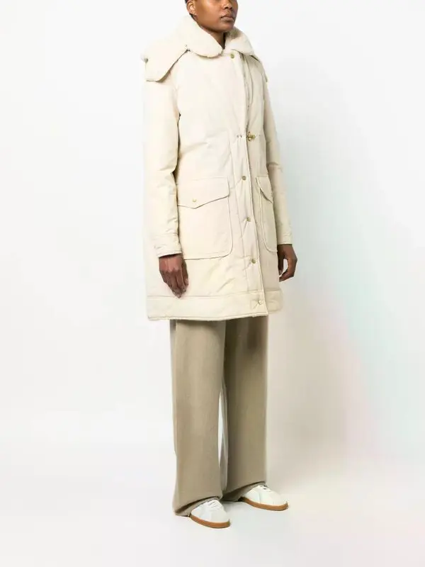 FAY Detachable Hood Parka Coat
