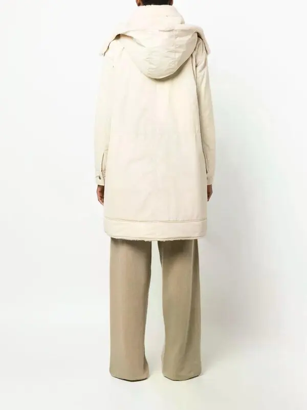 FAY Detachable Hood Parka Coat