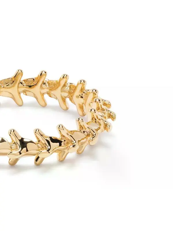 SHAUN LEANE Serpent Trace Band Ring In Vermeil - Gold