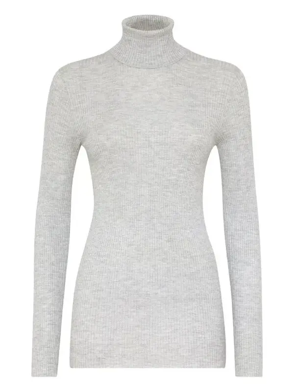 Brunello Cucinelli Ribbed-knit Roll-neck Jumper