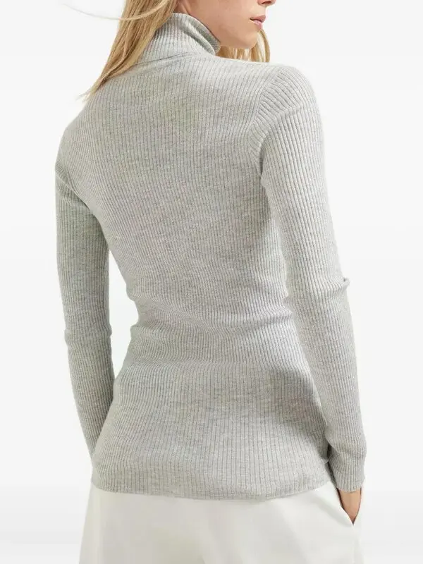 Brunello Cucinelli Ribbed-knit Roll-neck Jumper