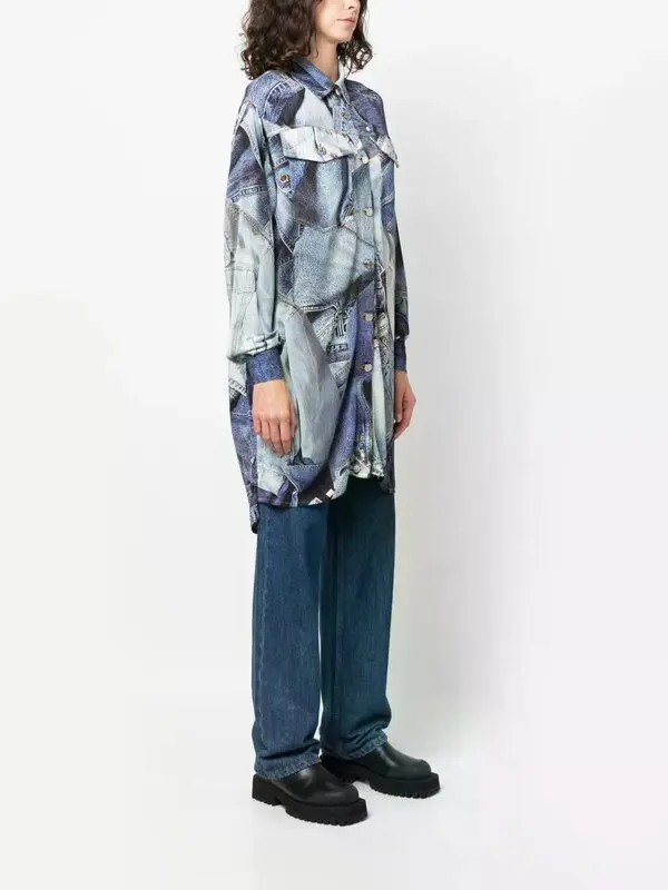 Moschino Graphic Print Long-sleeve Shirt